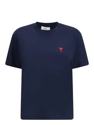 AMI Paris Logo T-shirt - Blue