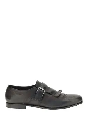 Church's Shanghai Loafers With Houndstooth Wool Inserts - Black