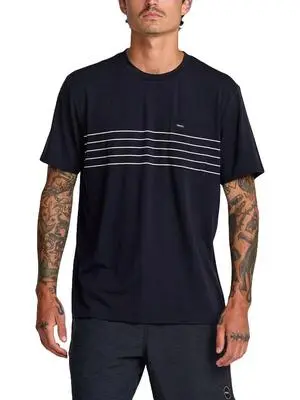 Rvca Balance Pocket Stripe T-shirt - Black