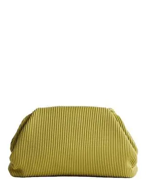 TOPSHOP Topshop Golde Medium Faux Leather Clutch