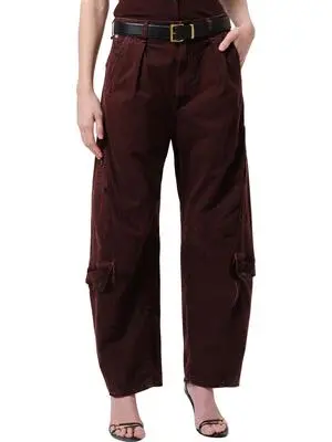 Citizens Of Humanity Flight Barrel Cargo Pants - Red