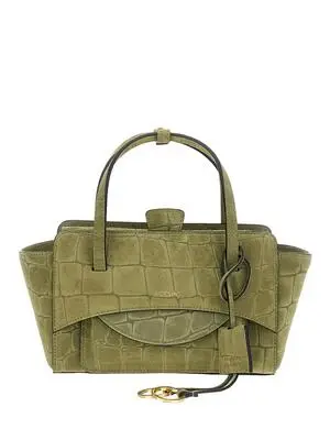 HIDESINS Hidesins Suede Flap Bag Green