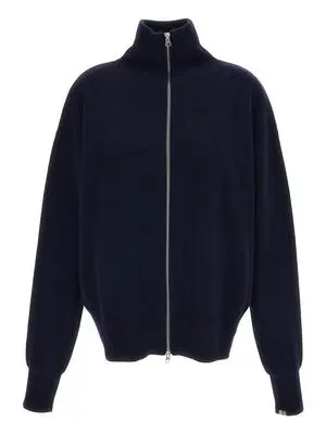 Extreme Cashmere Sporty Zip Cardigan - Blue