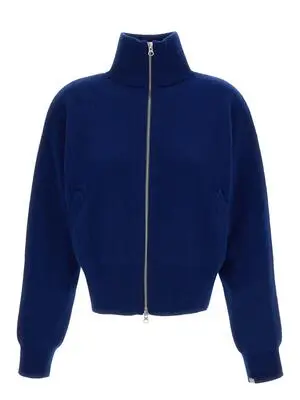 Extreme Cashmere Zip Cardigan - Blue