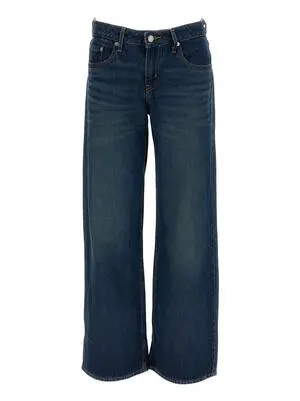 LEVI STRAUSS &AMP; CO. Levi Strauss & Co. Low Rise Loose Fit Wide Leg Jeans - Blu