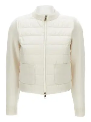 Moncler Moncler Wool Cardigan Bianco