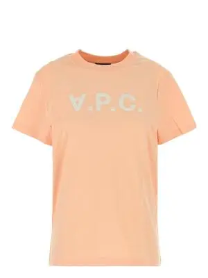 A.p.c. Cotton T-shirt - Peach