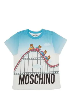 Moschino Teddy Logo Print T-shirt - White