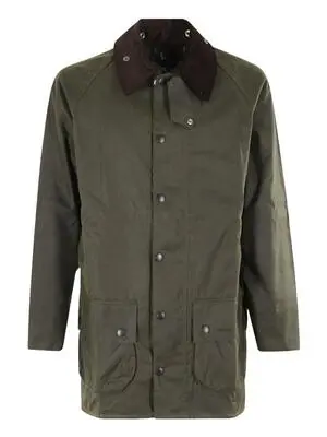 Barbour Press-stud Fastened Straight Hem Coat - Black