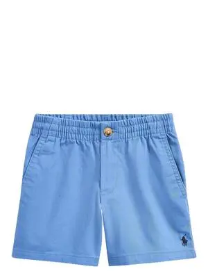 Polo Ralph Lauren Elastic Waist Shorts With Drawstring - Blue