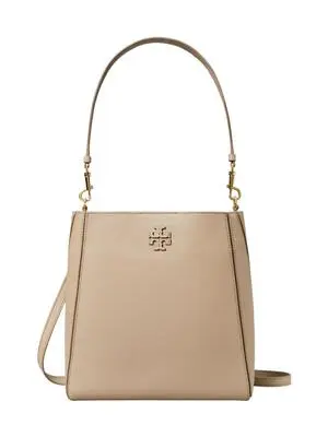Tory Burch Mcgraw Bucket Bag - Brown
