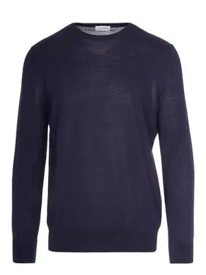 BALLANTYNE Crewneck Ribbed Jumper - Black