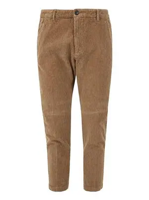 Dsquared2 Cropped Corduroy Trousers - Brown