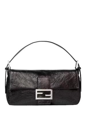 Fendi Baguette Shoulder Bag - Black