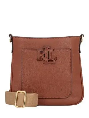 Ralph Lauren Cameryn Crossbody Bag With Logo - Brown