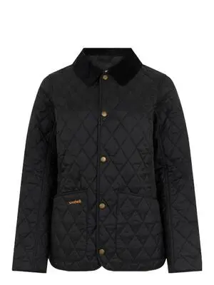 Barbour Quilted Corduroy Collar Jacket - Black