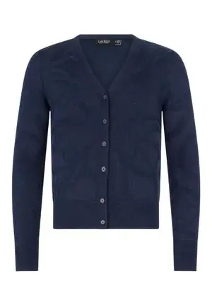 Ralph Lauren Jacquard V-neck Knitted Cardigan - No