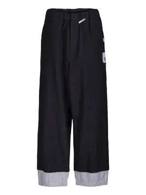 Mihara Yasuhiro Elastic Waist Casual Pants - Black