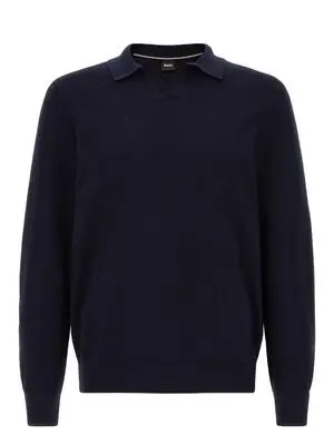 Hugo Boss H-lomarino Textured Knit Polo Shirt - No