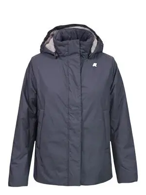 K-WAY Long-sleeve Hooded Padded Jacket - Black