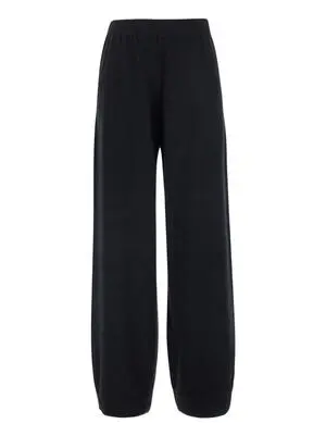 Fabiana Filippi Elasticated Knitted Trousers - Black