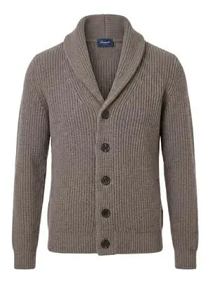 DRUMOHR Drumohr Single-Breasted Shawl Collar Cardigan