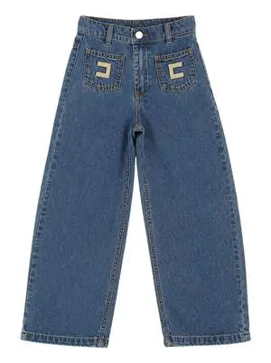 Elisabetta Franchi Belt-loop Jeans - Blue