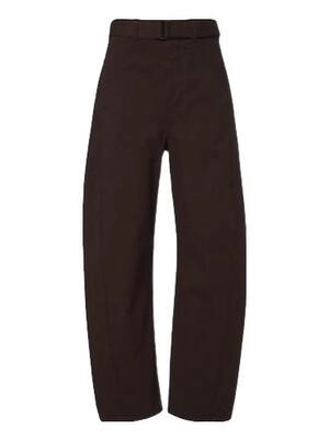 LEMAIRE Twisted Jeans With Detachable Belt - Brown