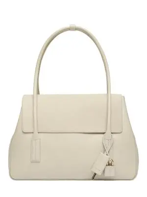TOM FORD Medium Leather Top-handle Bag - Grey
