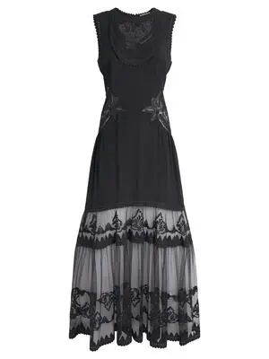 Ulla Johnson Florence Silk Maxi Dress - Black