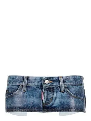 Dsquared2 Denim Mini Skirt - Blue