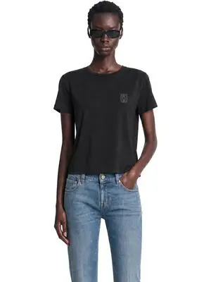 Max Mara Graphic Print T-shirt - Black