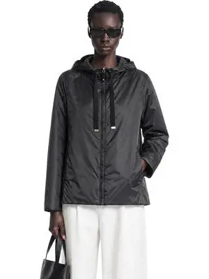 Max Mara Padded Water-repellent Hooded Jacket - Black