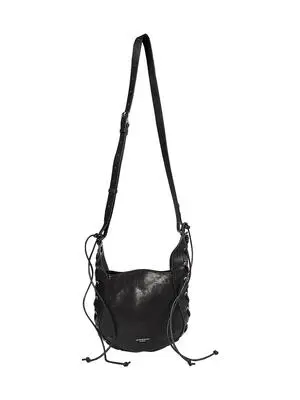 ANN DEMEULEMEESTER Henna Small Shoulder Bag In Lamb Leather - Black