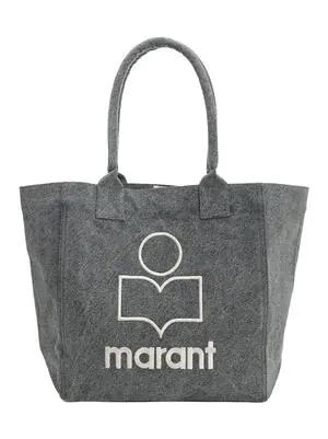 Isabel Marant Étoile Yankee" Cotton Canvas Tote - Black