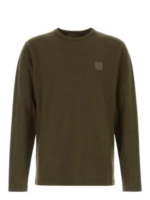 Stone Island Olive Cotton T-shirt - Green