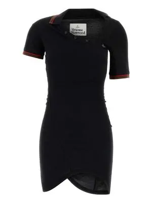 VIVIENNE WESTWOOD Piquet Polo Shirt - Black