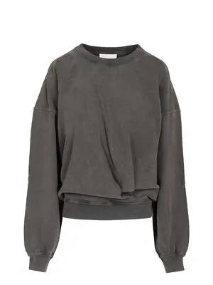 Isabel Marant Étoile Draped Sweatshirt - Black