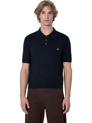 VIVIENNE WESTWOOD Mark Polo Shirt - Black