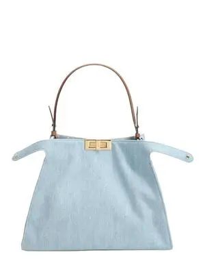 Fendi Fendi Way Medium Denim Bag Blue