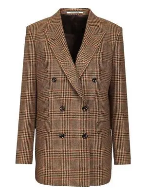 Tagliatore Jasmine" Virgin Wool And Cashmere Blend Jacket - Brown