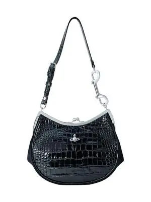 VIVIENNE WESTWOOD Charm Frame Purse - Black