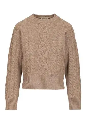 MAX MARA WEEKEND MAX MARA "Alben" Wool Sweater With Crew Neck And Ribbed Details