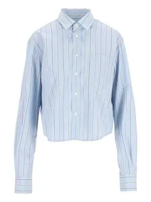AMI AMI PARIS Short Shirt With Ami De Coeur Detail