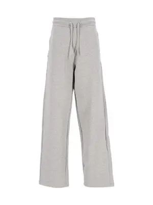 AMI Paris Cotton Tracksuit Pants - Gray