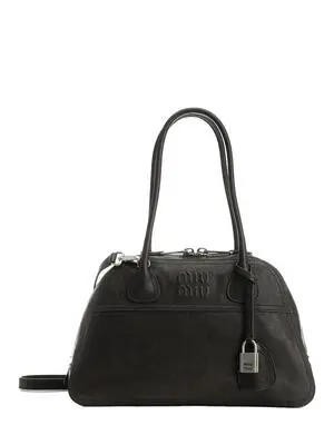 Miu Miu Vivant Bag In Nappa Leather - Black