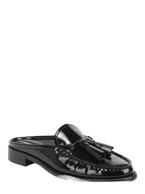 Franco Sarto Callen Tassel Loafer Mule - Black