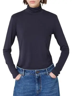 Max Mara Turtleneck Top - Navy