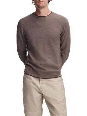 Rag & Bone Brooks Wool Crewneck Sweater - Brown