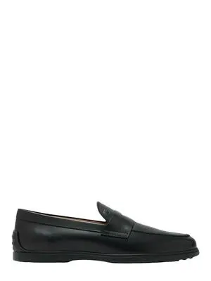 TOD`S Tod's Calf Leather Flat Shoes - Black